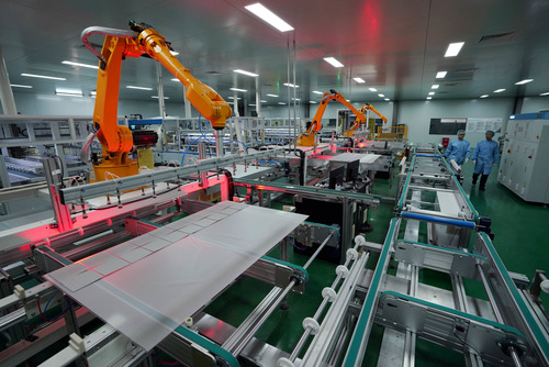 Perovskite solar cell production line starts operation in east China ...
